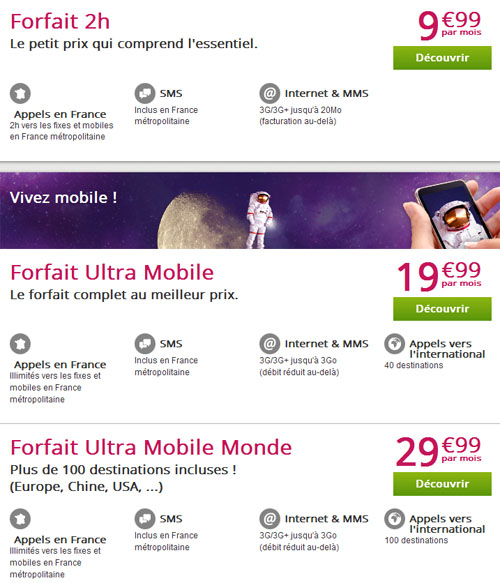 Numericable dévoile ses offres low cost avec un accès internet à partir ...
